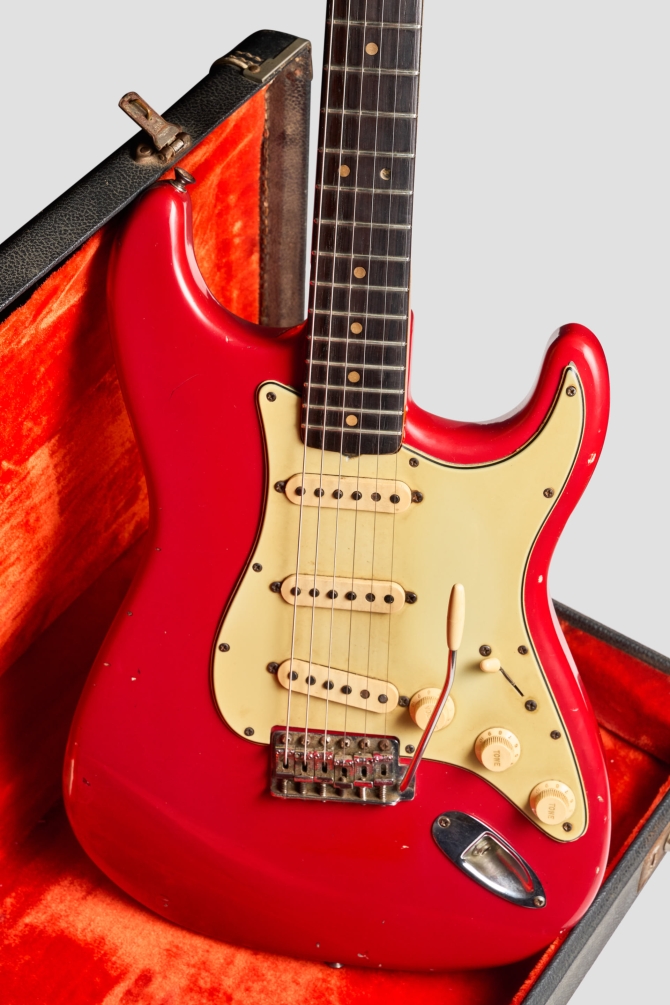 1964 Fender Stratocaster Fiesta Red Spinetta Artaud | Spring ...